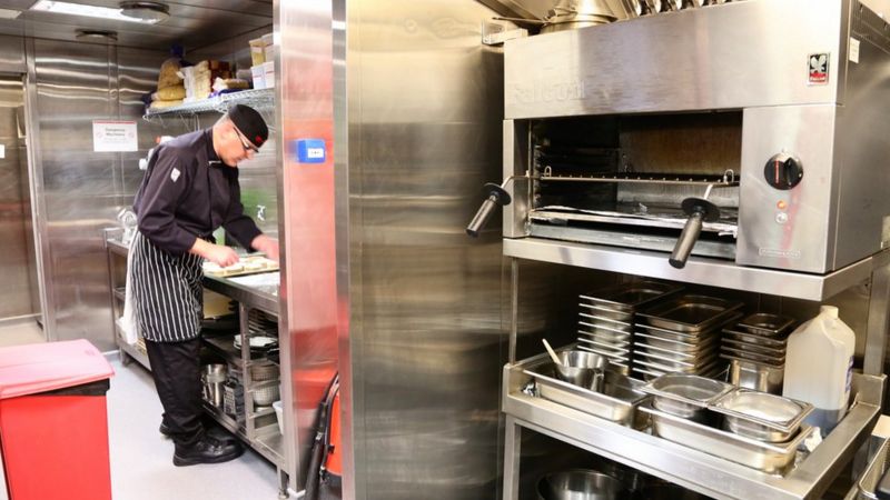 Life on the Babbage Southern North Sea gas platform - BBC News