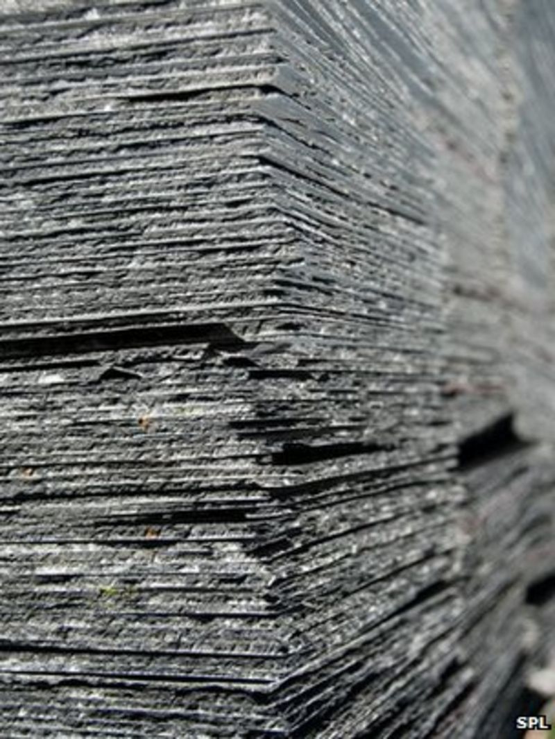 Welsh slate: Strong, thin, and long on history - BBC News