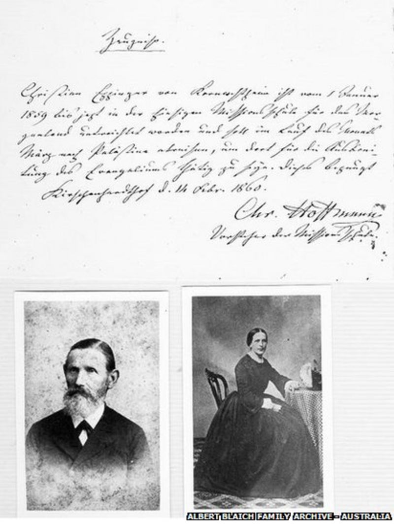 The Templers: German settlers who left their mark on Palestine - BBC News