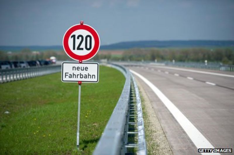 Autobahn speed limits: Germany's love of the fast lane - BBC News