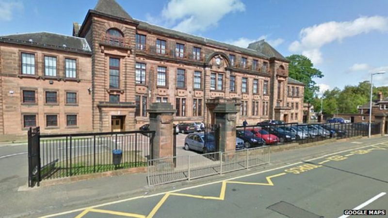 Grenade incident at Hamilton Grammar School - BBC News