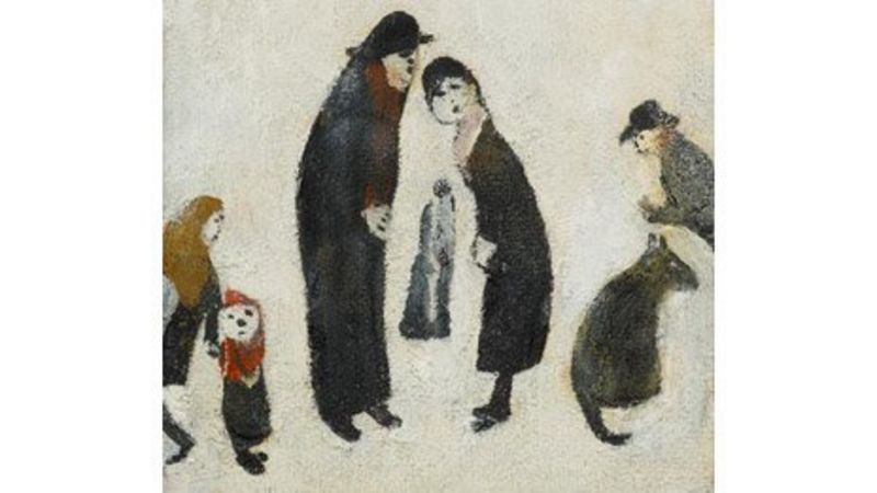 Unseen art shows the 'real' LS Lowry - BBC News