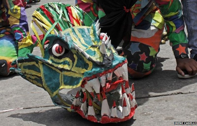 Venezuela's dancing devils - BBC News