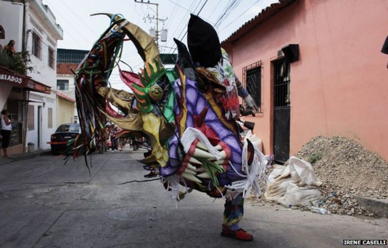 Venezuela's dancing devils - BBC News