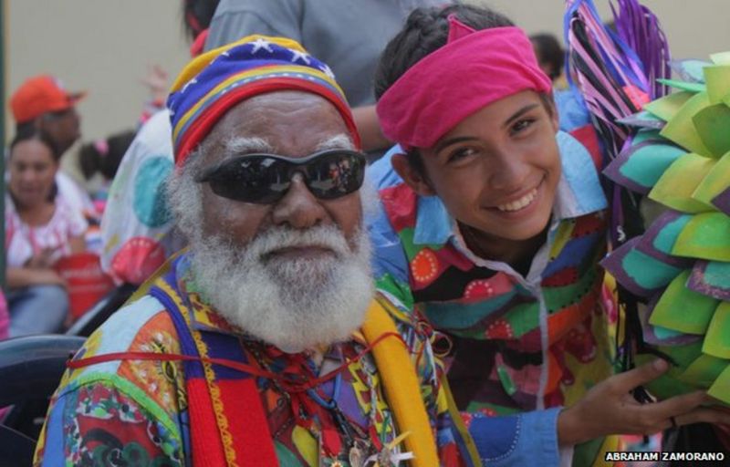 Venezuela's dancing devils - BBC News