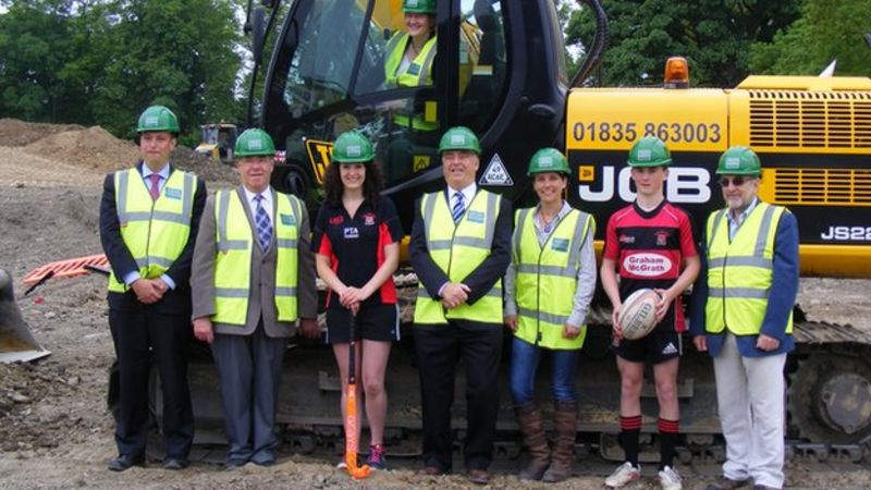Peebles High School Sports Complex Works Officially Start BBC News peebles-high-school-sports-complex-works-officially-start-bbc-news