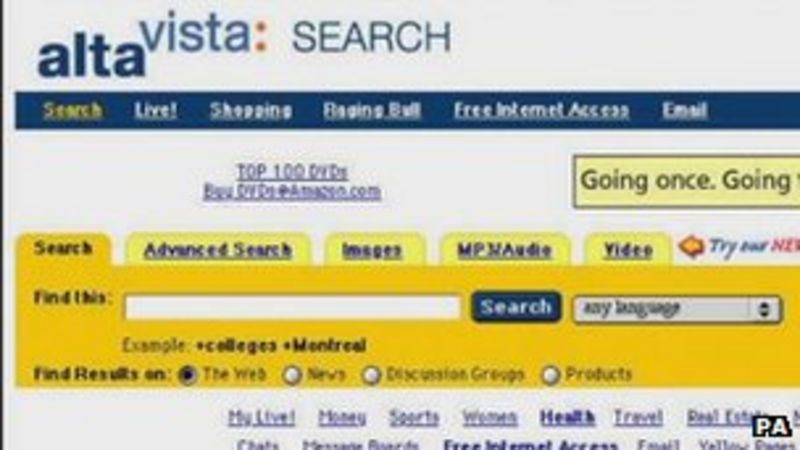 Yahoo to shut down pioneering AltaVista search site - BBC News