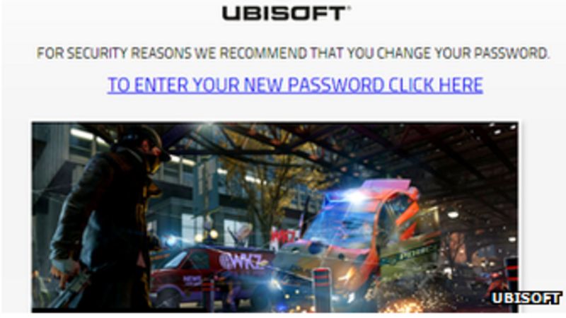 Ubisoft warns millions of video gamers of hack attack - BBC News