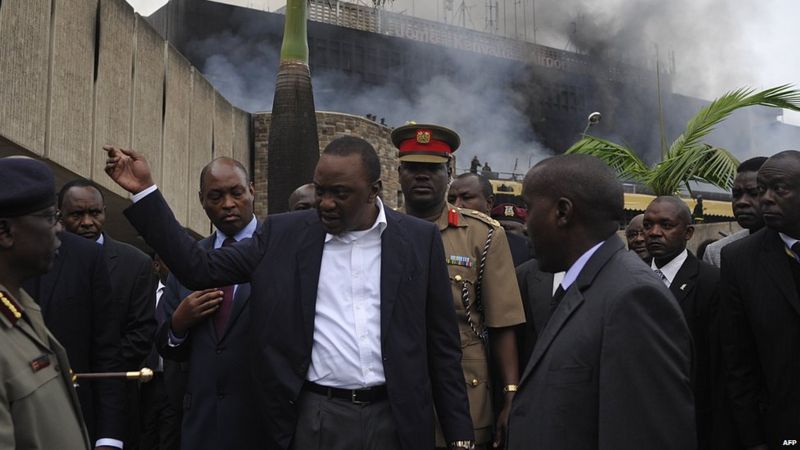 In pictures: Nairobi airport fire - BBC News