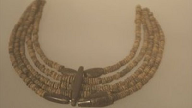 Mold Gold Cape on display at Wrexham Museum - BBC News