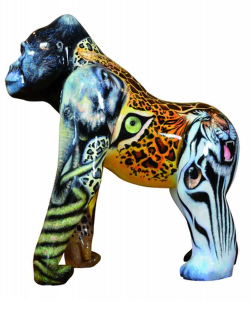 In Pictures: Great gorilla public art trail - BBC News