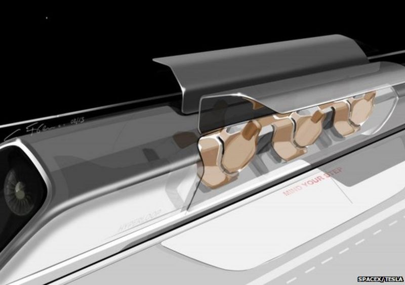 Elon Musk unveils San Francisco-LA 'Hyperloop' idea - BBC News