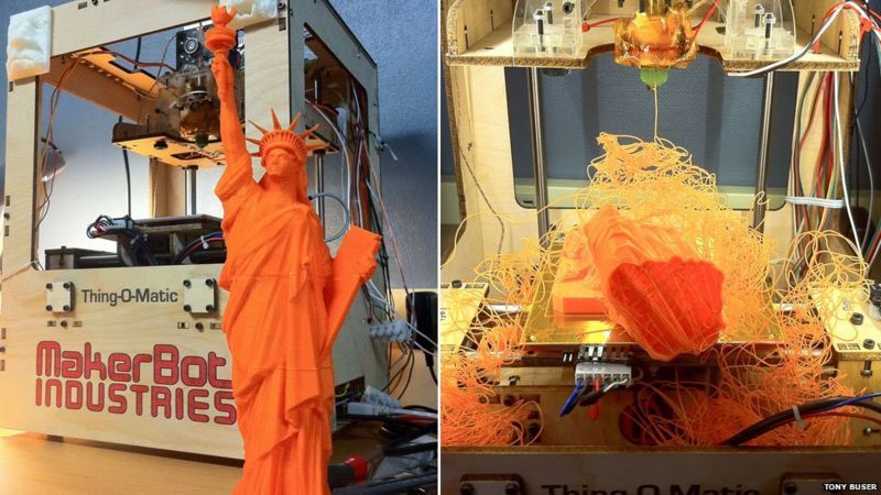 3D printing failures shared online - BBC News
