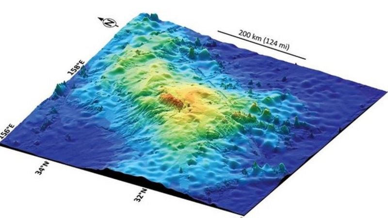 'World's largest volcano discovered beneath Pacific - BBC News