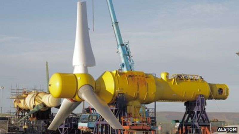 Alstom devices deal for Sound of Islay tidal array - BBC News