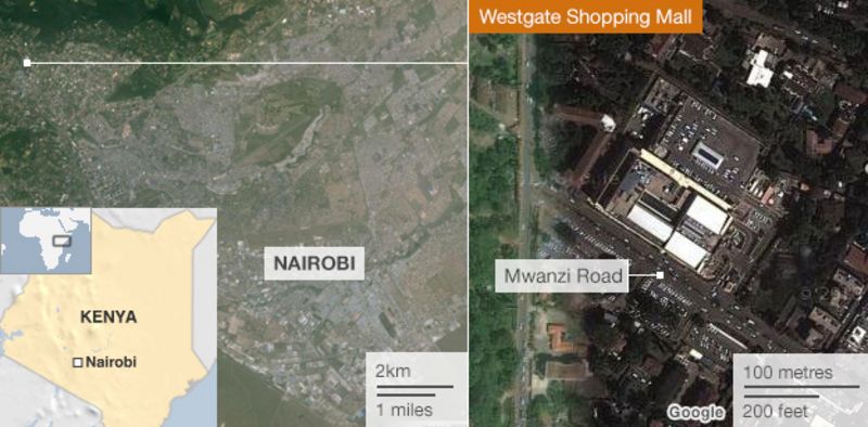 Kenya shopping mall attack: Eyewitness accounts - BBC News