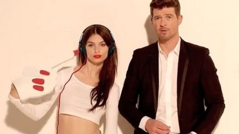 Robin Thicke Advert Ruled Too Sexual For Early Showing Bbc News