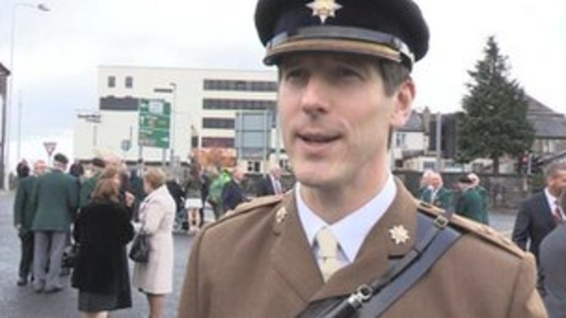 Farewell to arms as Inniskilling regiments march into history - BBC News