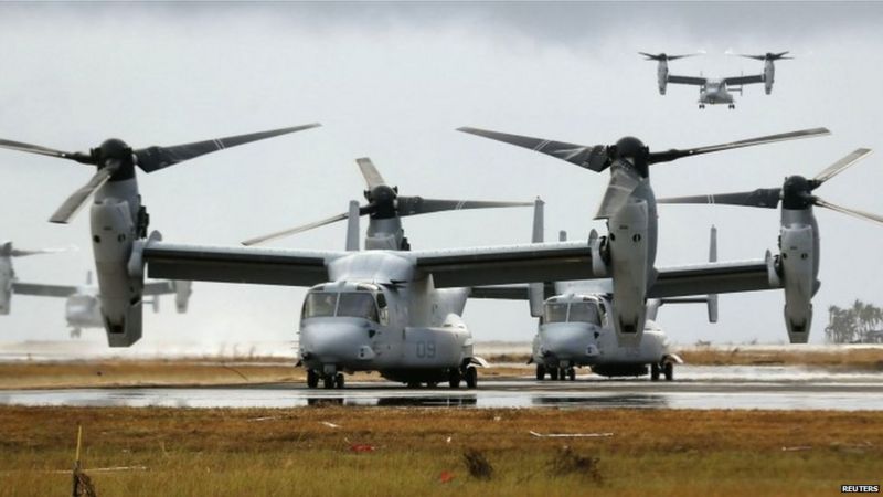 In pictures: Typhoon aid ramps up - BBC News