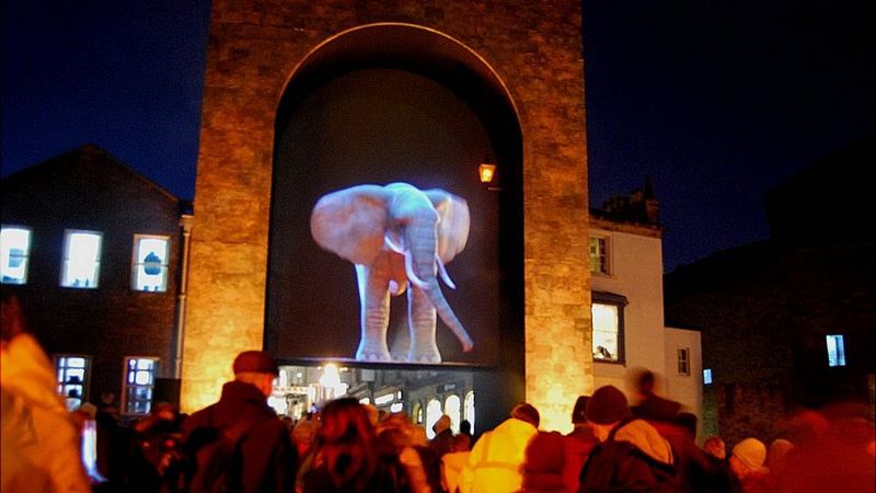 In pictures: Durham lights up for third Lumiere festival - BBC News
