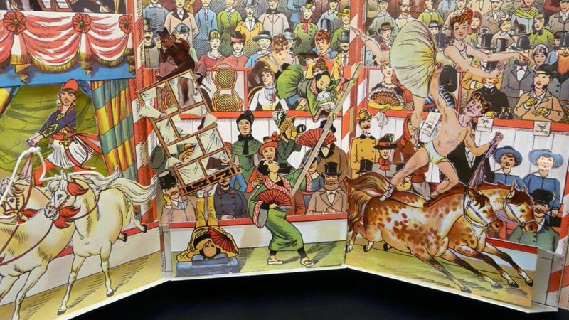 In pictures: Pop-up books at the National Library of Scotland - BBC News