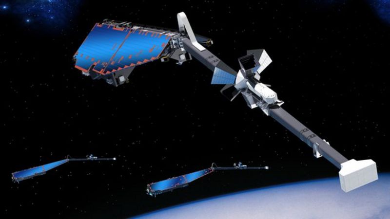 Swarm mission makes magnetic maps - BBC News