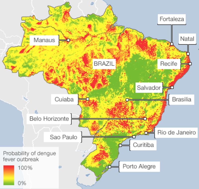 Dengue fever risk to World Cup fans - BBC News