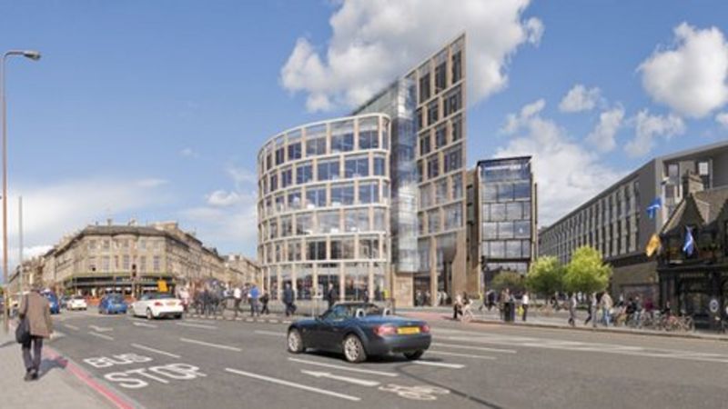 Work to start on Edinburgh's £200m The Haymarket development - BBC News