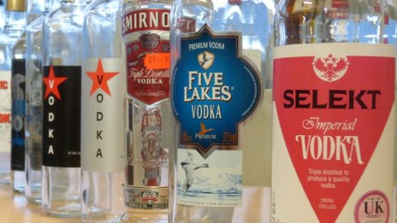 Fake vodka 'can kill you' warning to Christmas shoppers - BBC News
