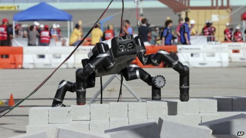 Google's Schaft robot wins Darpa rescue challenge - BBC News