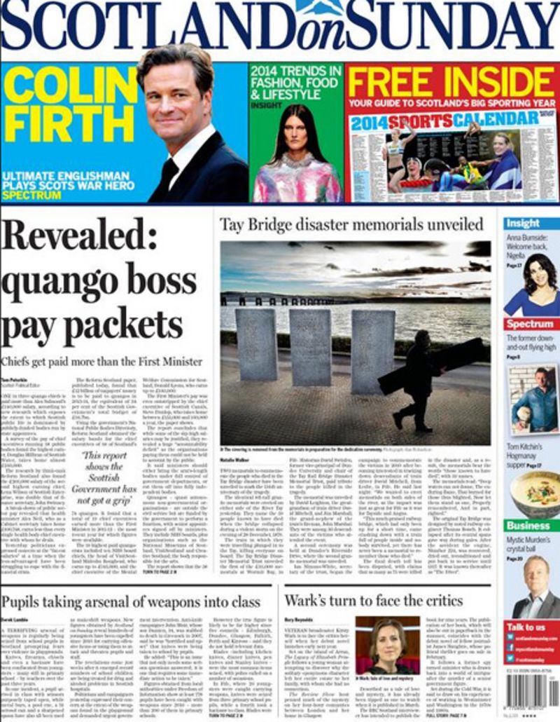 The front pages of Scotland's newspapers - BBC News