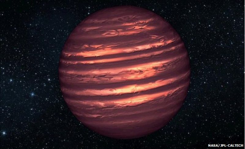 Violent 'weather forecast' for 'failed stars' - BBC News