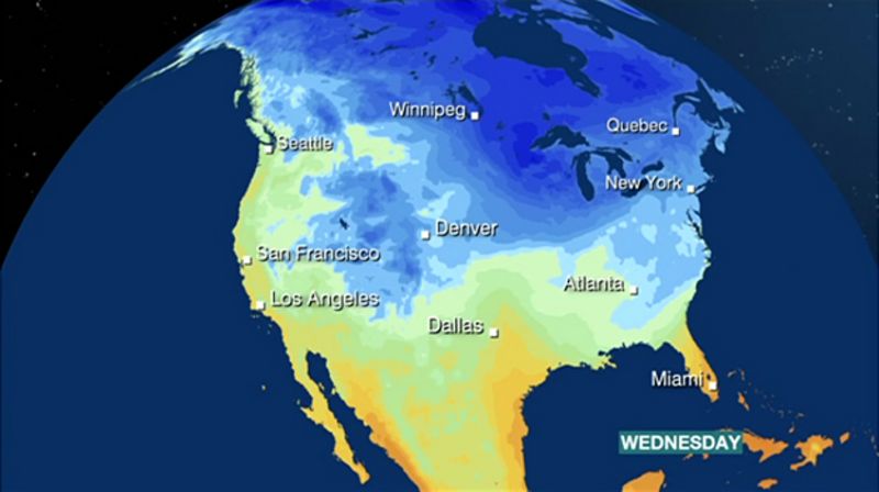 Big freeze shatters North America temperature records - BBC News
