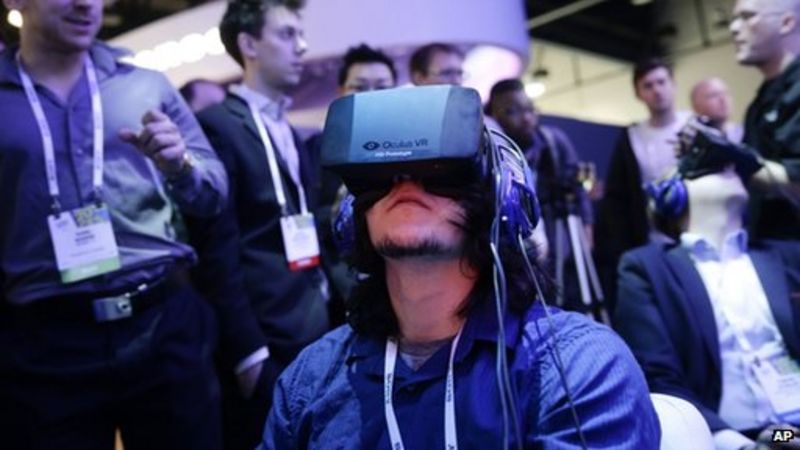 CES 2014: Virtual reality video game tech readies for lift-off - BBC News