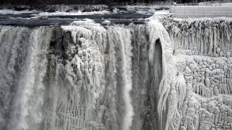 North America's deep freeze eases - BBC News
