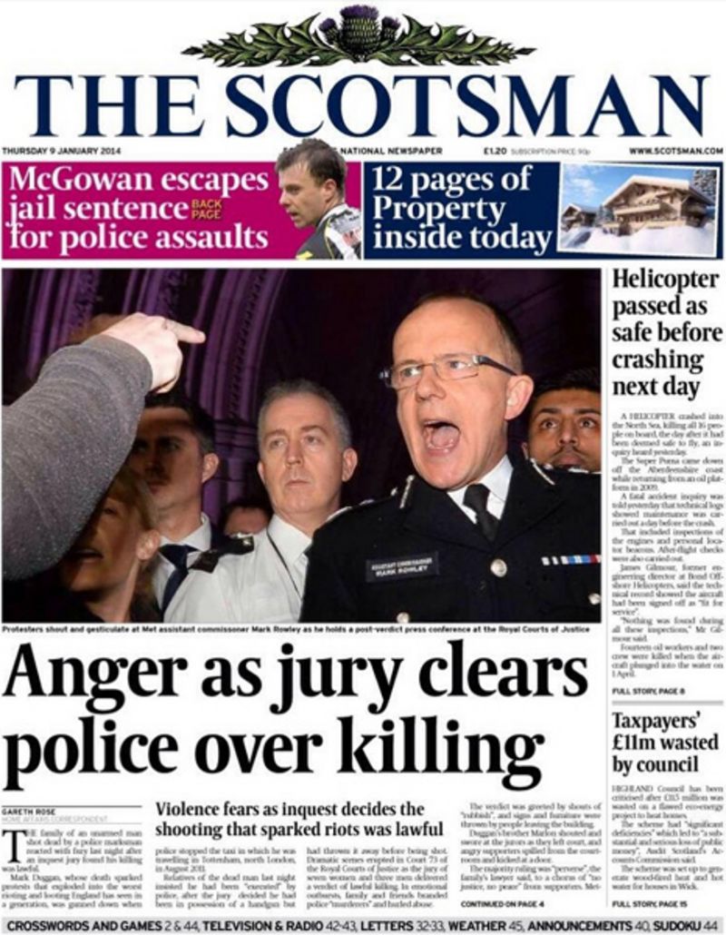 The front pages of Scotland's newspapers - BBC News