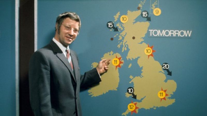 Presenting a warm front: 60 years of the British TV weather forecast ...