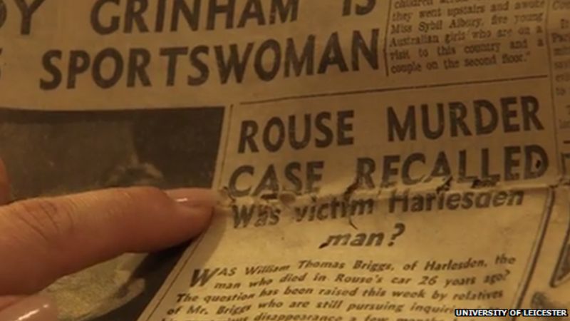 Alfred Rouse 'blazing car murder': Victim could be missing man - BBC News