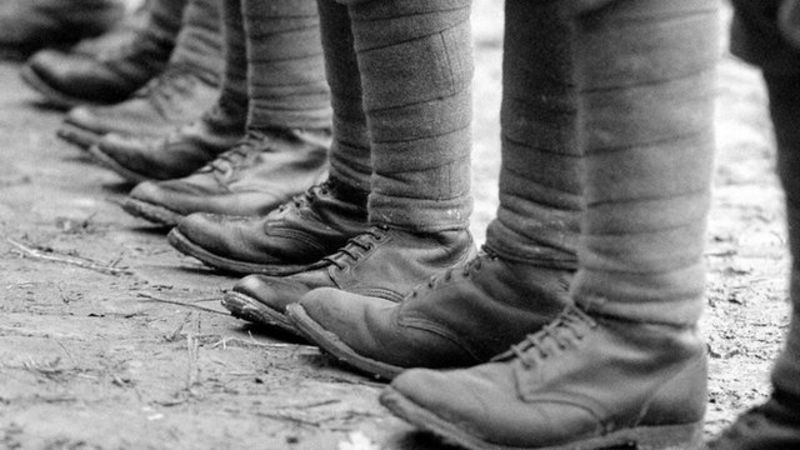 World War One: Biscuits, puttees, helmets and ACME whistles - BBC News