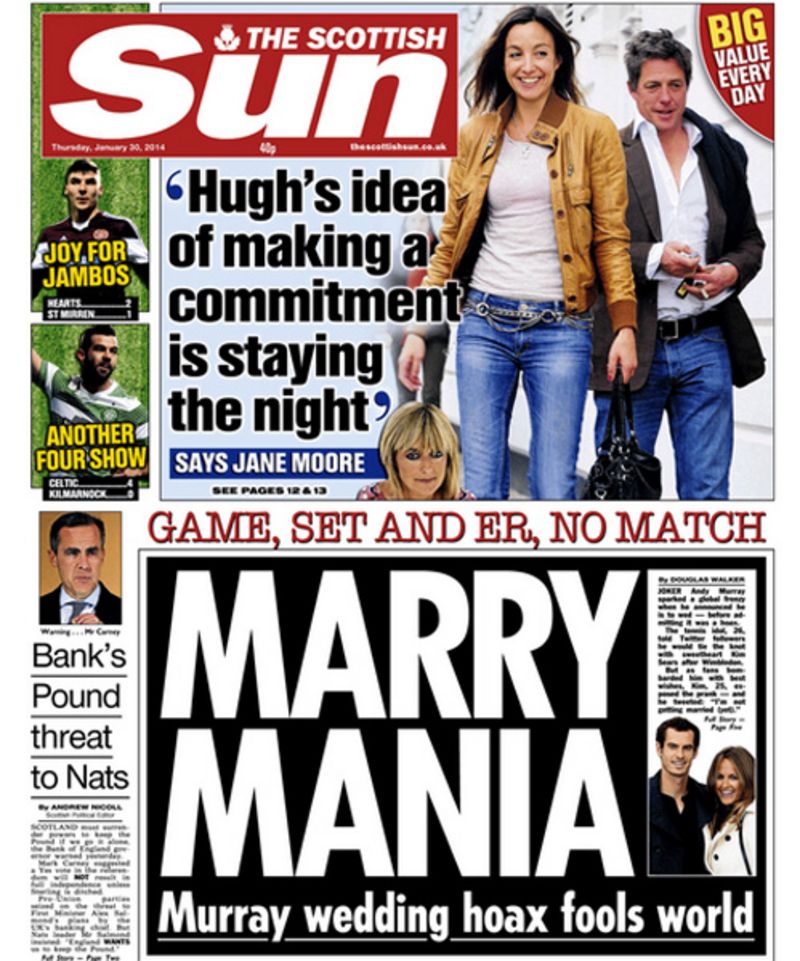 The front pages of Scotland's newspapers - BBC News