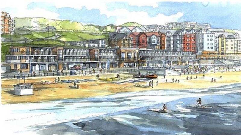 Artificial reef makes Boscombe surfers 'laughing stock' - BBC News