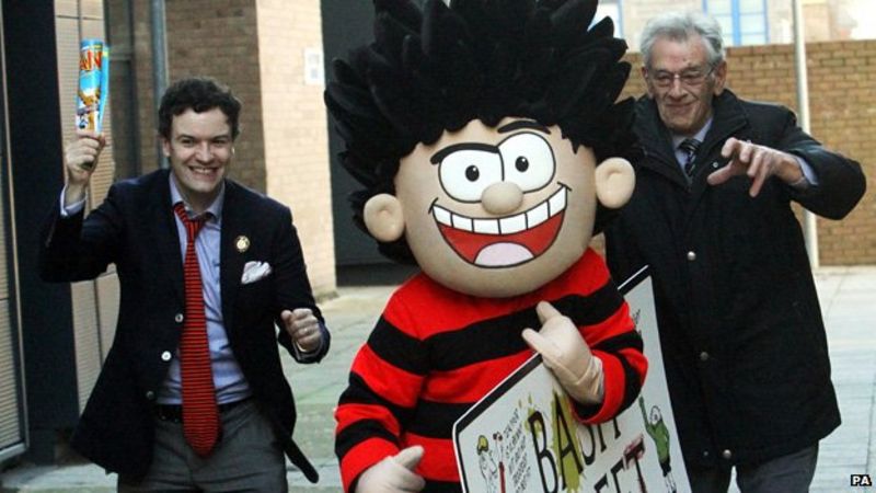 Real Bash Street unveiled in honour of Beano kids - BBC News