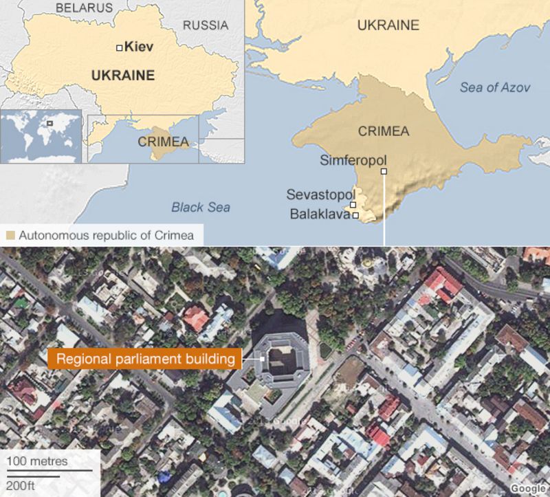 West warns Russia amid rising tensions in Crimea - BBC News