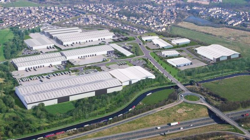 Burnley Bridge Business Park officially opens - BBC News