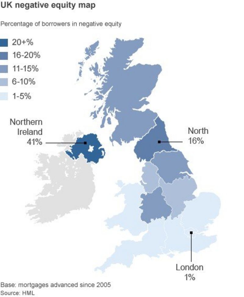 Negative equity afflicts 'half a million households' - BBC News