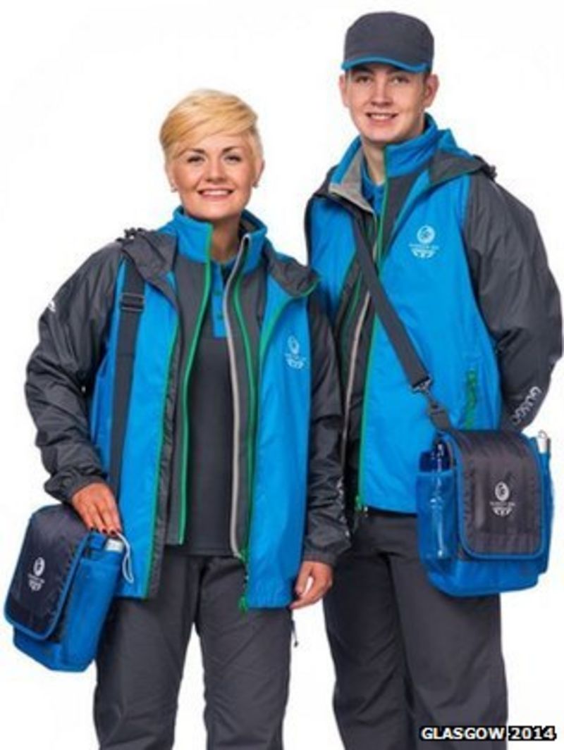 2014 Commonwealth Games Clydesiders see their uniforms - BBC News