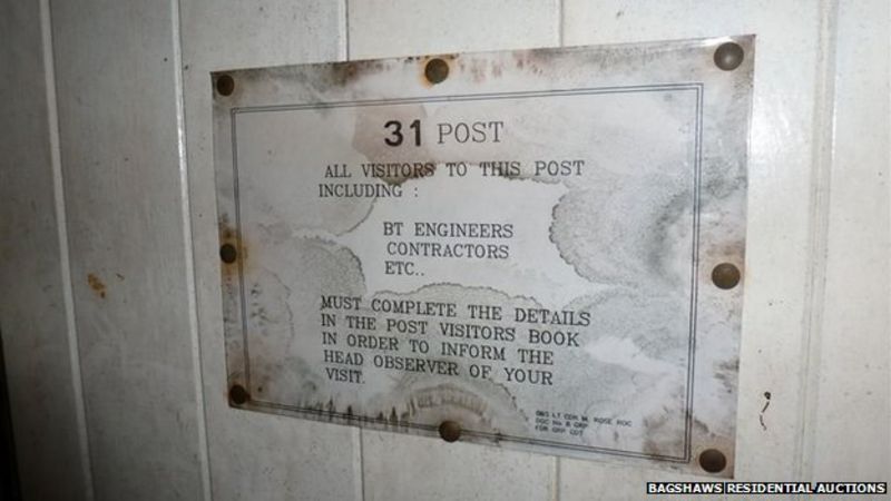 Derbyshire nuclear fallout bunker goes under the hammer - BBC News