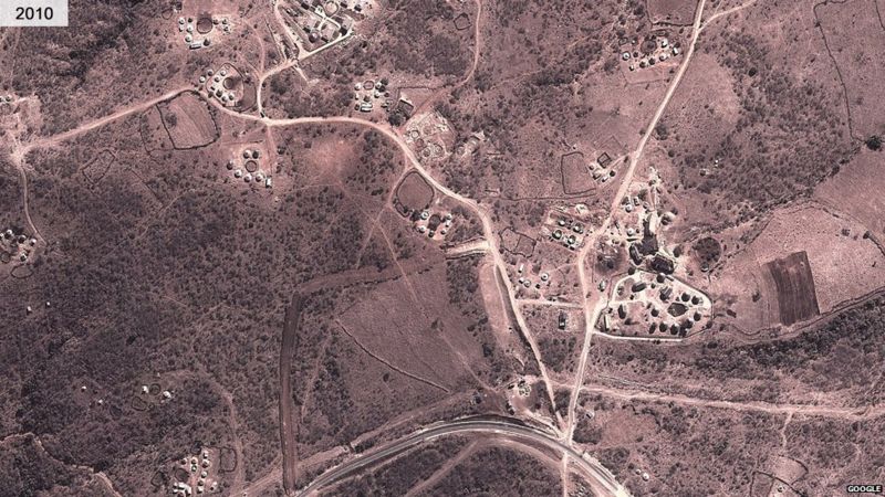 How President Zuma's Nkandla home has grown - BBC News