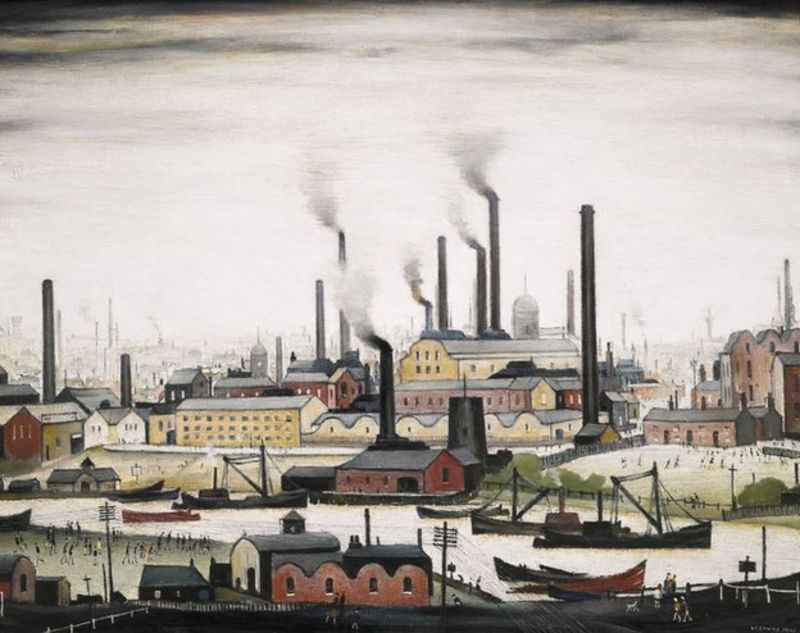 LS Lowry collection sells for £15m at auction - BBC News