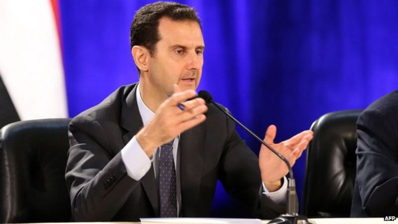 Syria's Assad claims upper hand in war 'turning point' - BBC News
